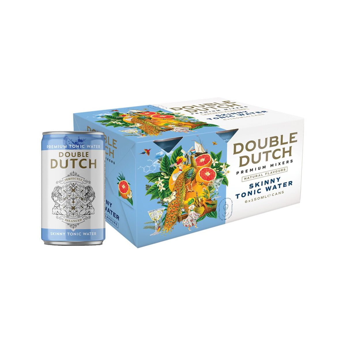 Double Dutch Skinny Tonic 6 x 150ml | Stockport Gin